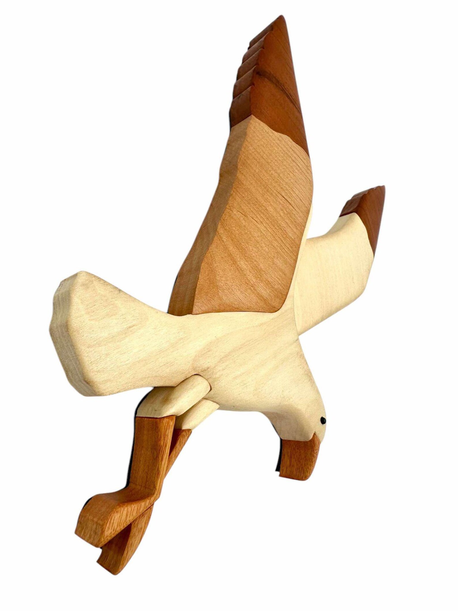 Landing Seagull Intarsia Wood Art Wall Hanging Decor River Ocean Beach ...