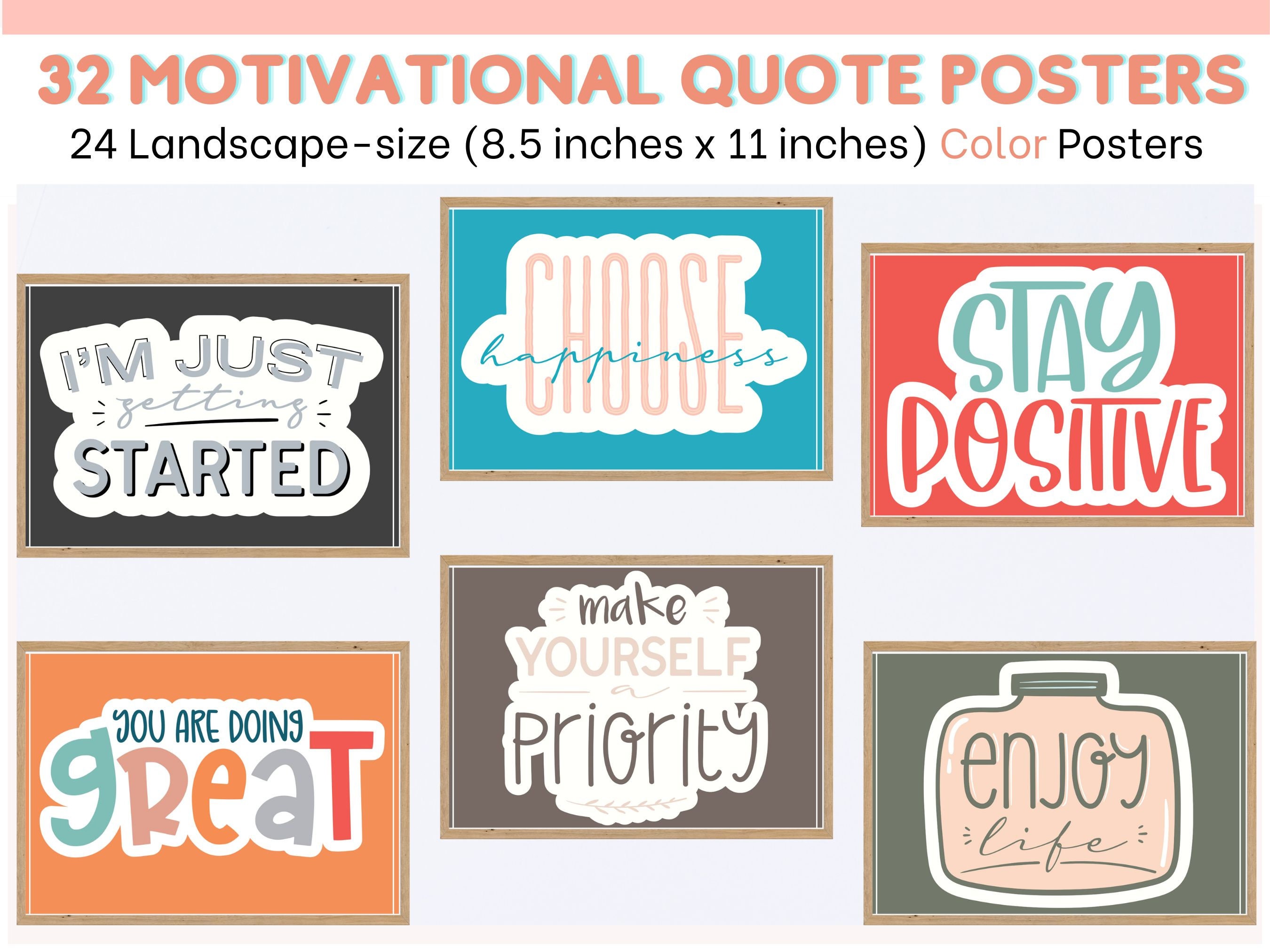 Elementary Classroom Decor motivational Quotes Wall Art - Etsy