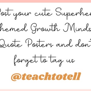Superhero Growth Mindset Posters: Classroom Decor (PDF) - Etsy
