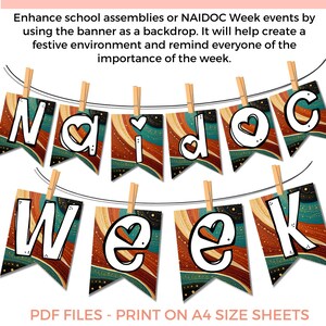 NAIDOC Week Banner: Aboriginal Art Bunting, Classroom Decor (printable ...