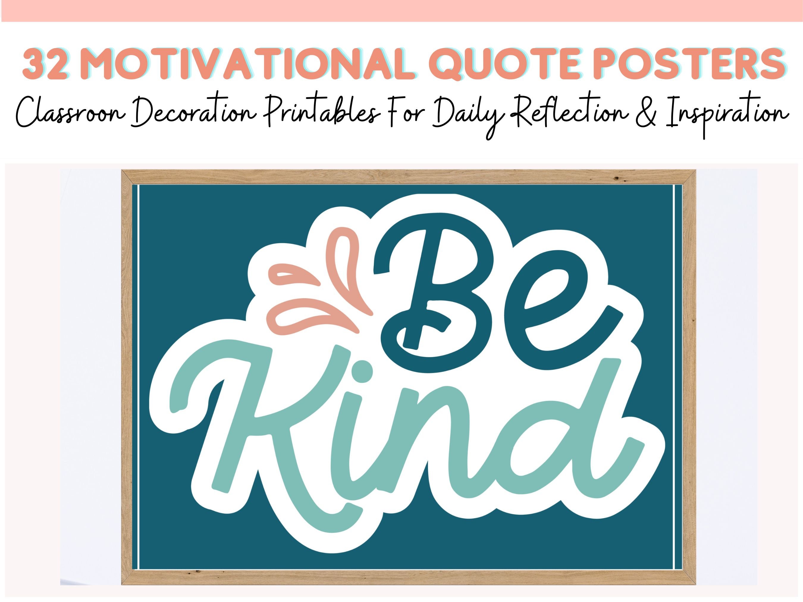 Elementary Classroom Decor motivational Quotes Wall Art - Etsy