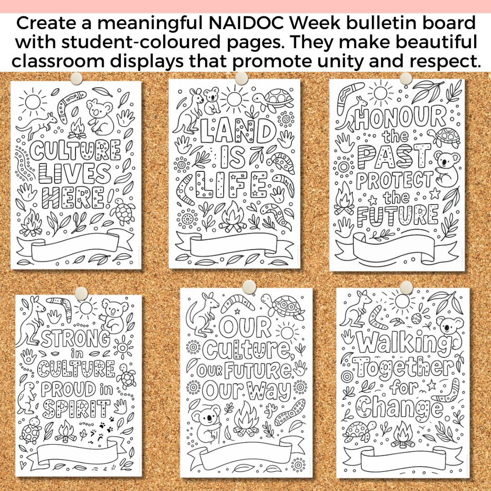 NAIDOC Week Colouring Pages: Aboriginal & Torres Strait Islander Art ...
