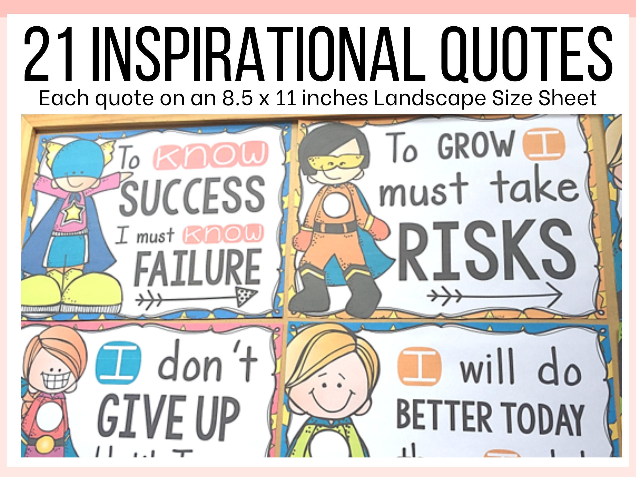 Superhero Growth Mindset Posters: Classroom Decor (PDF) - Etsy