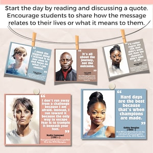 Olympic Athlete Motivational Posters for Classroom Decor, Inspiring PE ...