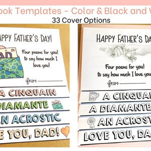 Fathers Day Activity Printable Card, Fathers Day Poem, Fathers Day ...