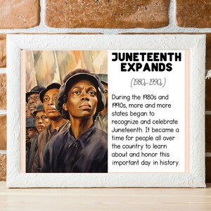 Juneteenth History Posters: Emancipation Day, Freedom Day (PDF & JPG ...