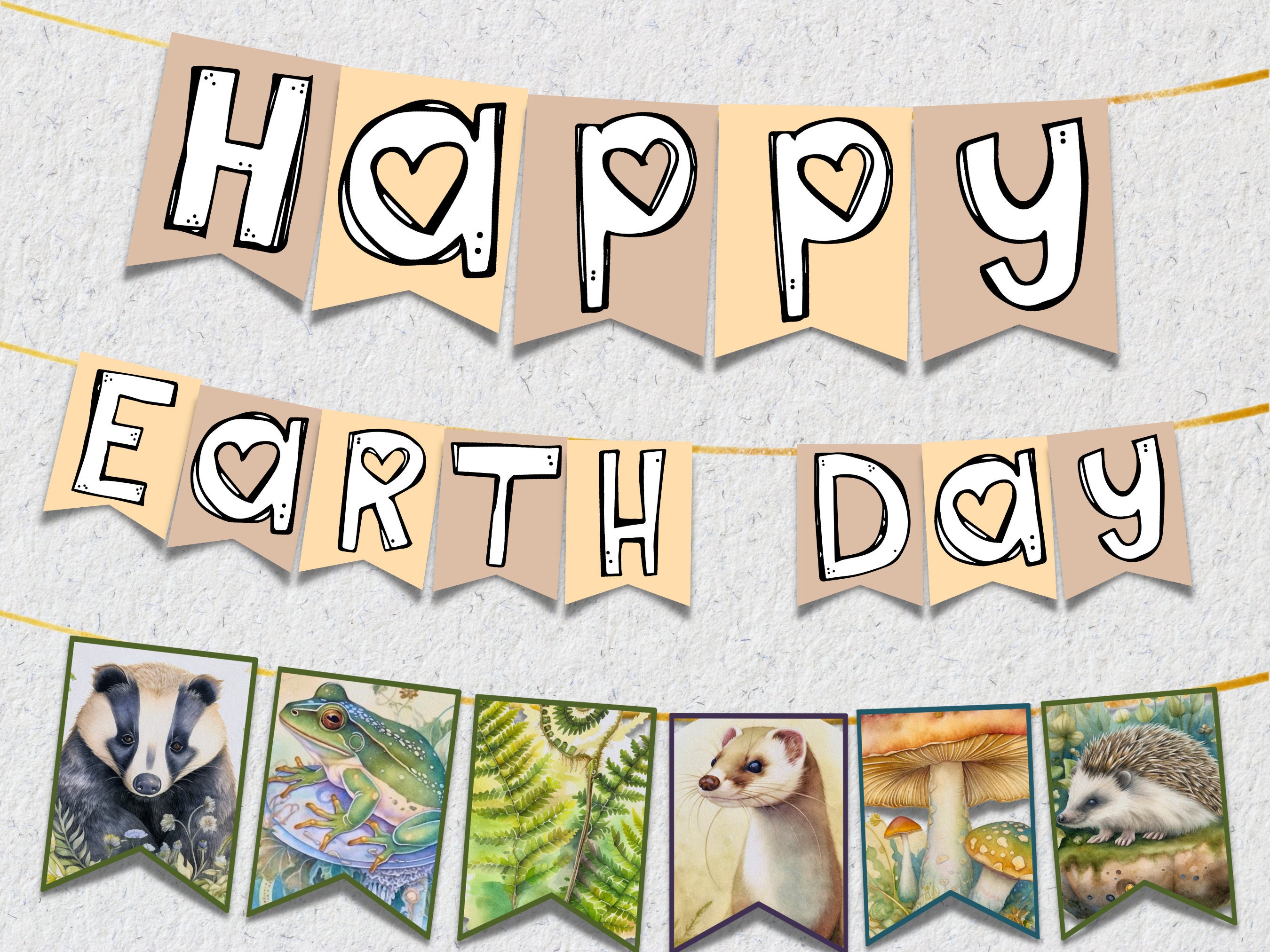 Earth Day Bulletin Board Kit, Happy Earth Day Banner, Earth Day Sign ...