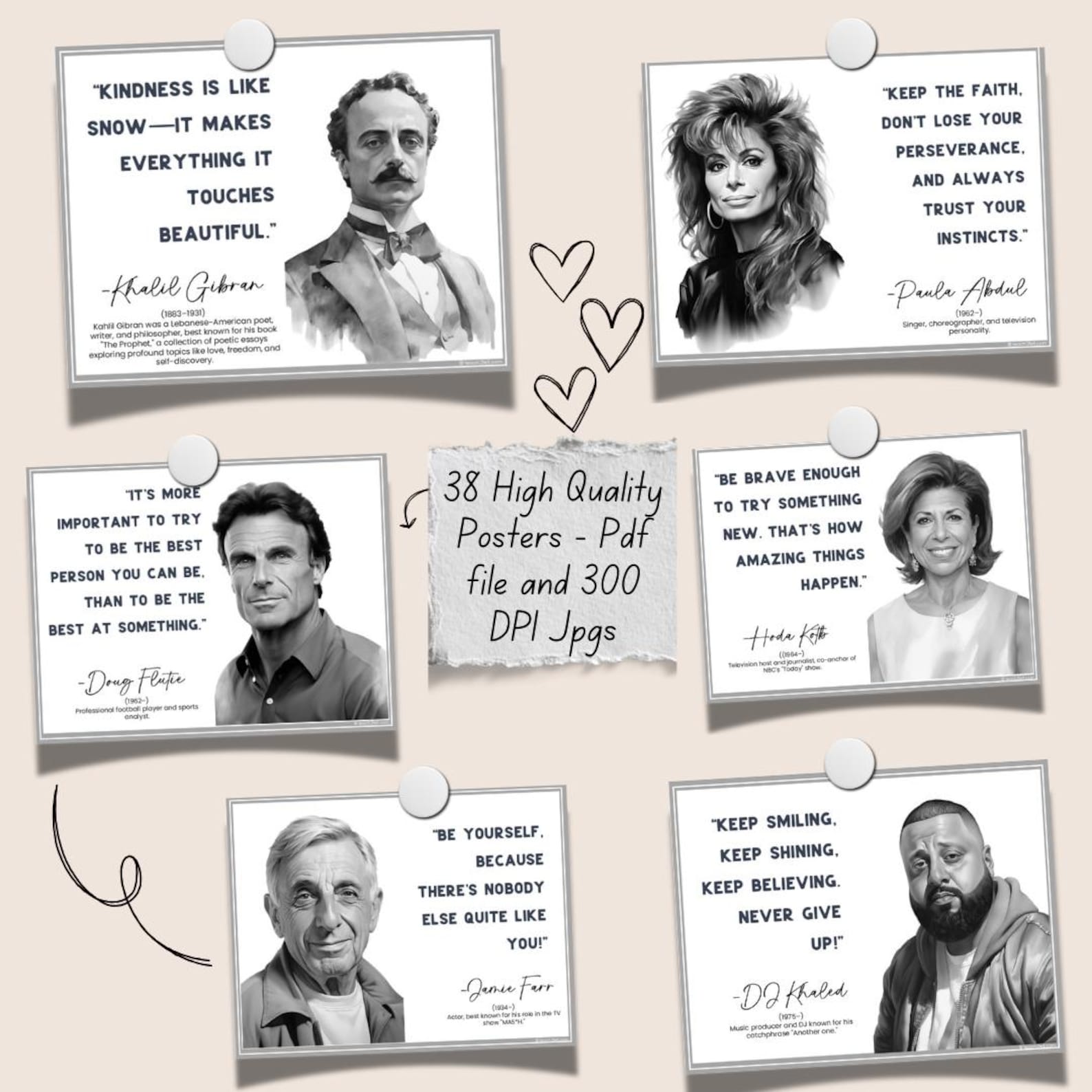 Arab American Heritage Month Posters: Inspirational Quotes (digital ...