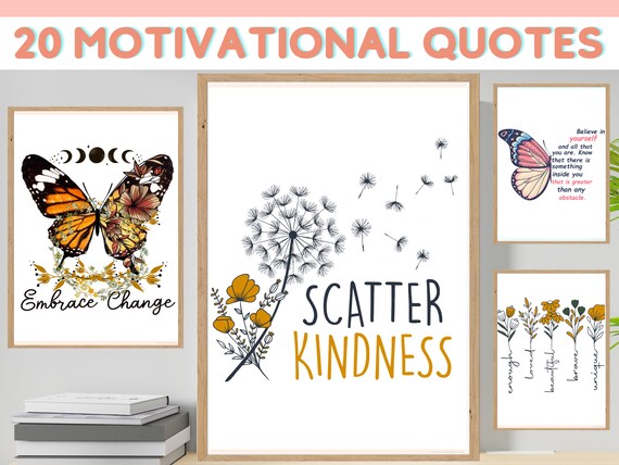 Motivational Classroom Posters Mental Health Posters - Etsy UK