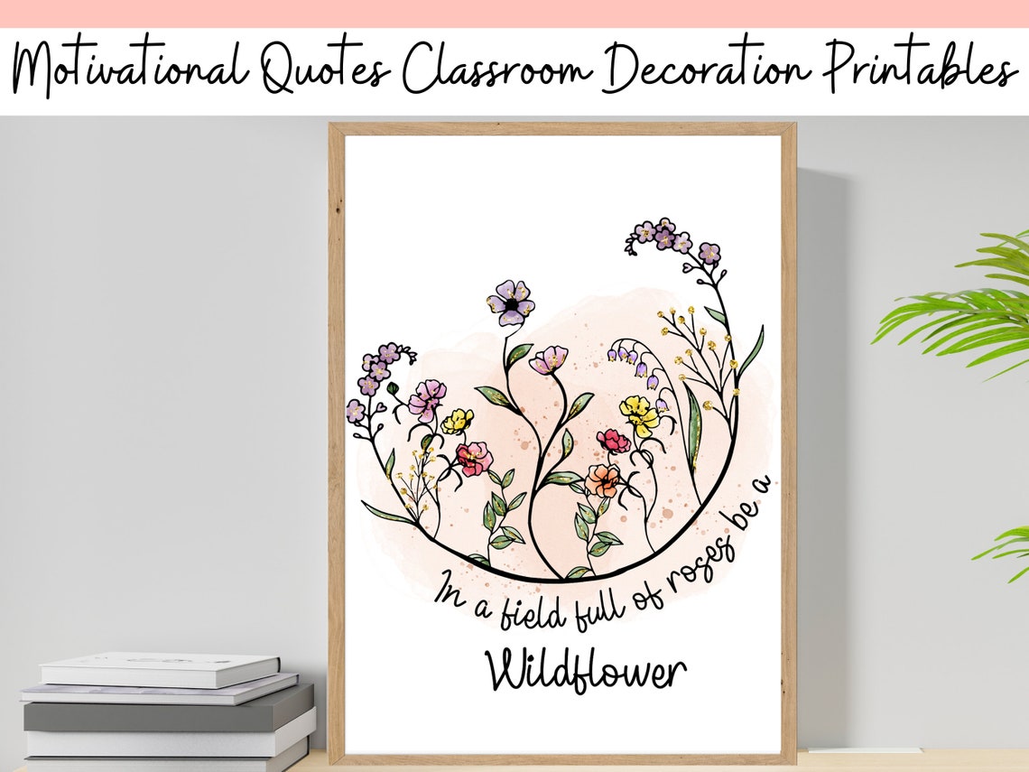 Motivational Classroom Posters Mental Health Posters - Etsy