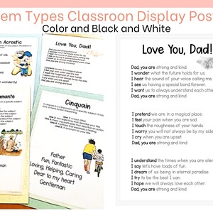 Fathers Day Activity Printable Card, Fathers Day Poem, Fathers Day ...