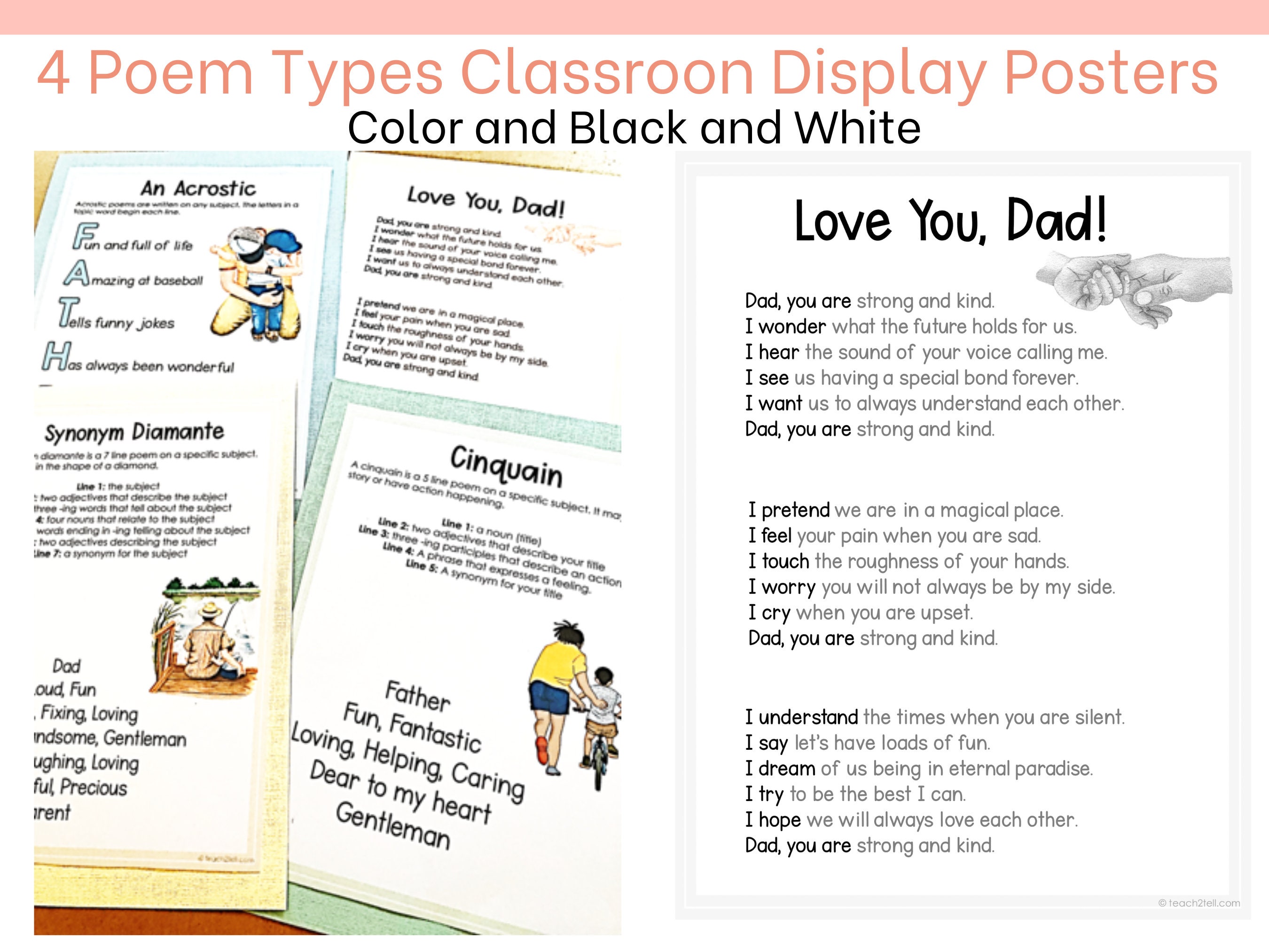 Fathers Day Activity Printable Card, Fathers Day Poem, Fathers Day ...