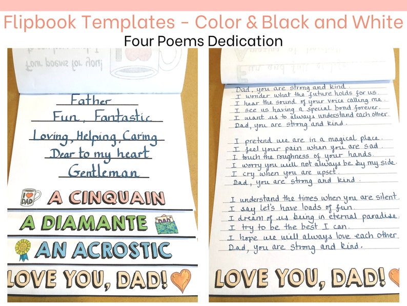 Fathers Day Activity Printable Card, Fathers Day Poem, Fathers Day ...