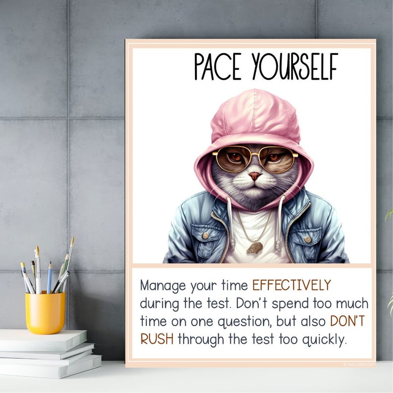 Test Strategies Board, Test Prep Tips Classroom Bulletin Board, Test ...