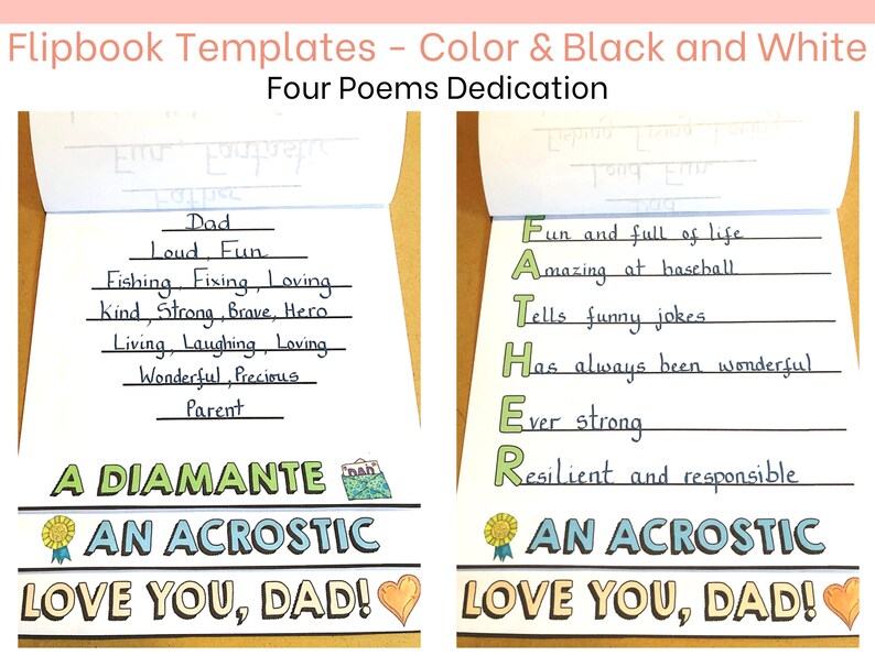 Fathers Day Activity Printable Card, Fathers Day Poem, Fathers Day ...