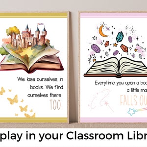 National Reading Month, Reading Posters for Classroom, Classroom Decor ...