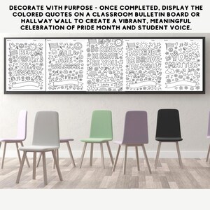Pride Month Coloring Pages for Kids and Teens, LGBTQ+ 25 Quote Posters ...