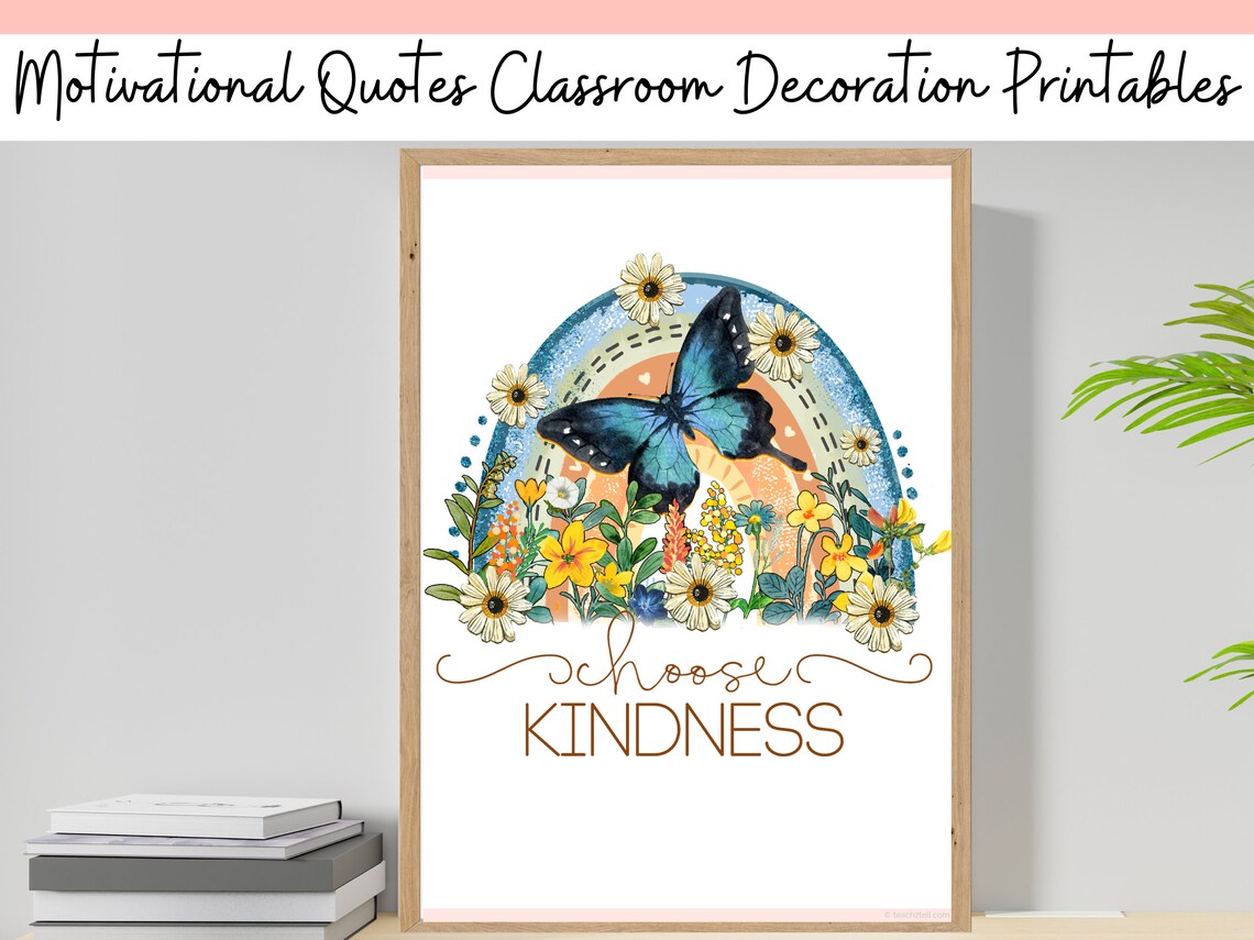 Motivational Classroom Posters Mental Health Posters - Etsy