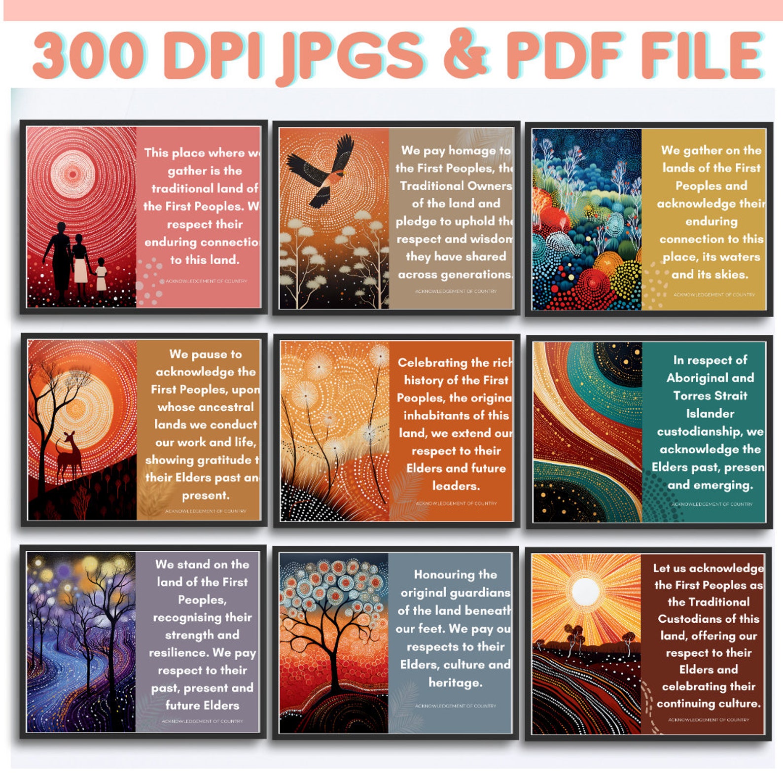 Aboriginal Acknowledgment of Country Posters: Classroom Decor (digital ...