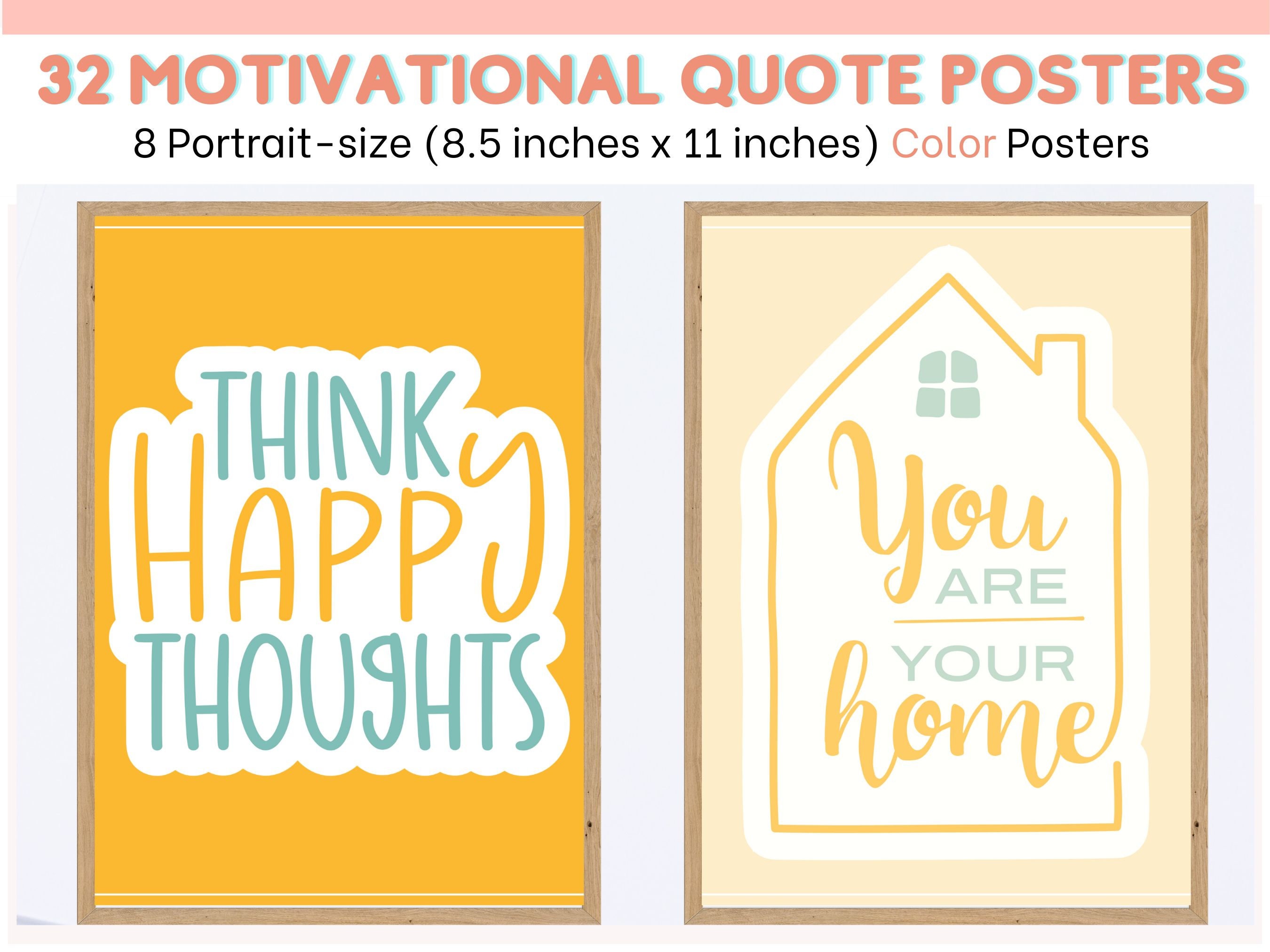 Elementary Classroom Decor motivational Quotes Wall Art - Etsy