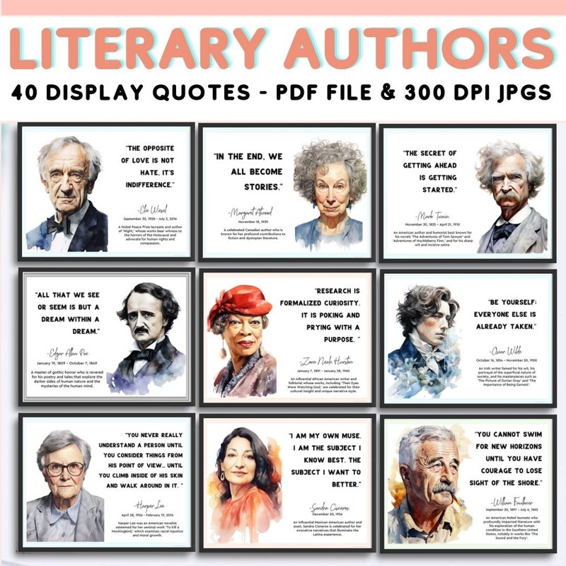 Literature Poster - Etsy