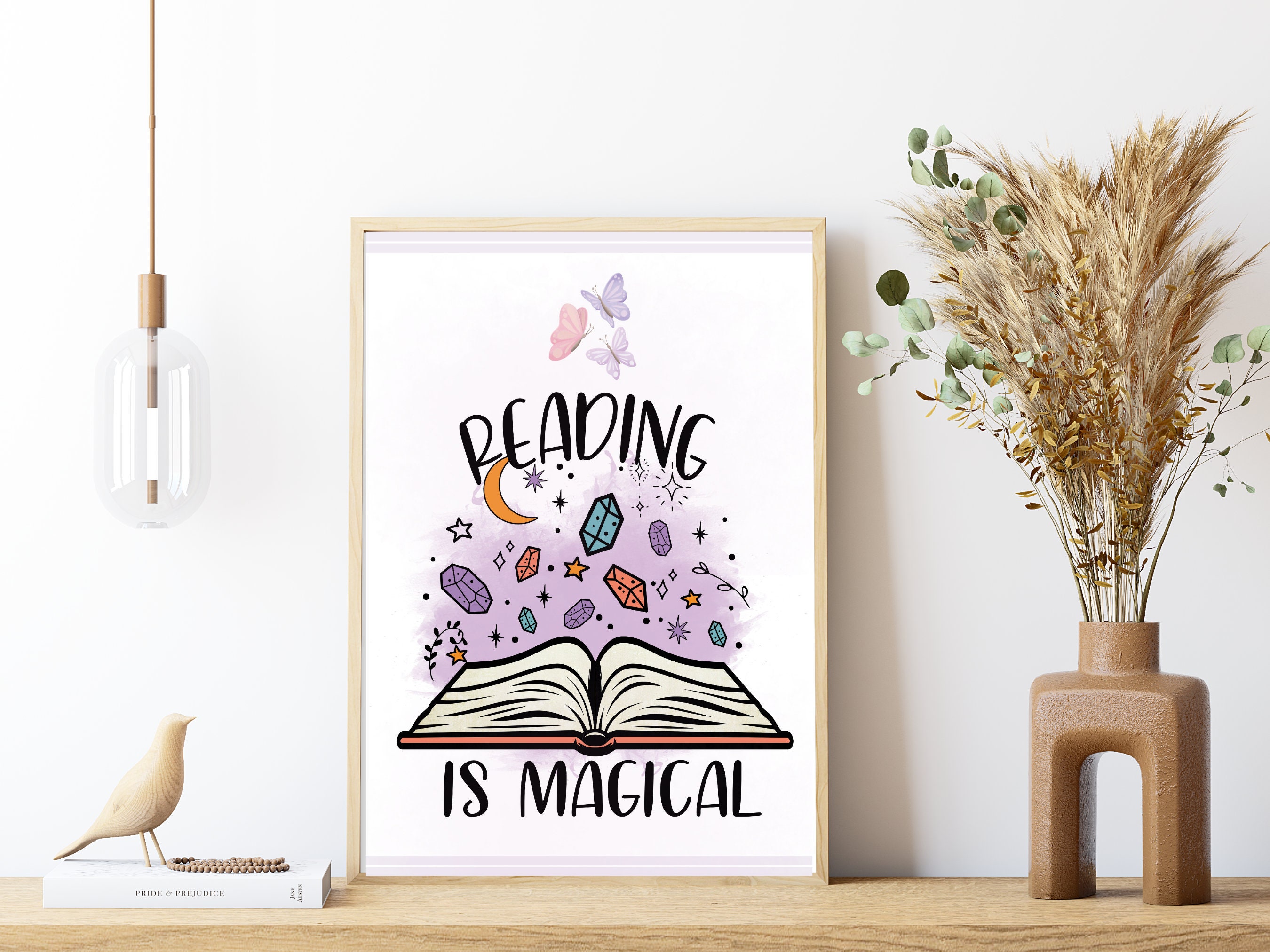 Reading is Magical Poster: Classroom Library Decor (printable) - Etsy