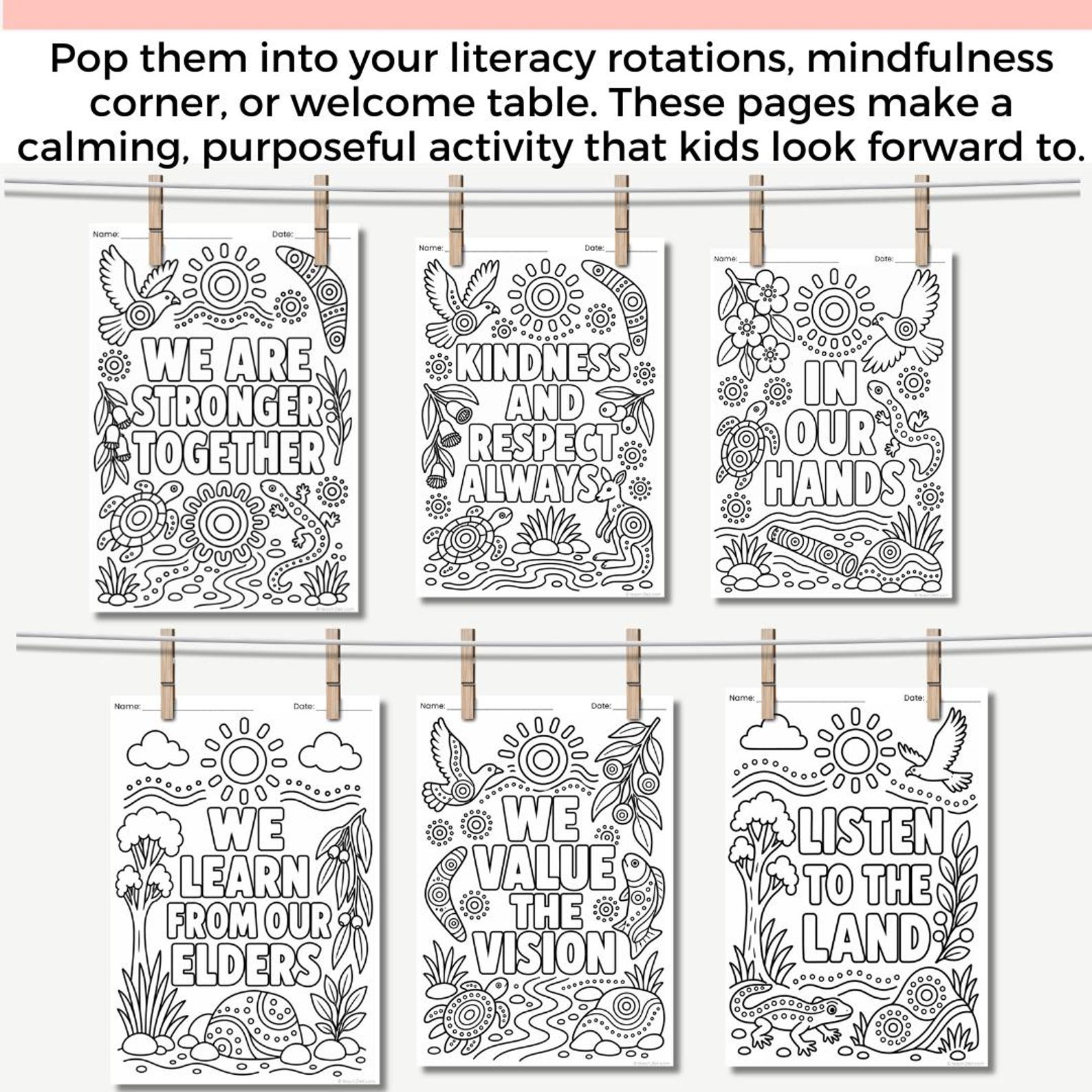 NAIDOC Week 2026 Colouring Pages, First Nations Posters, Caring for ...