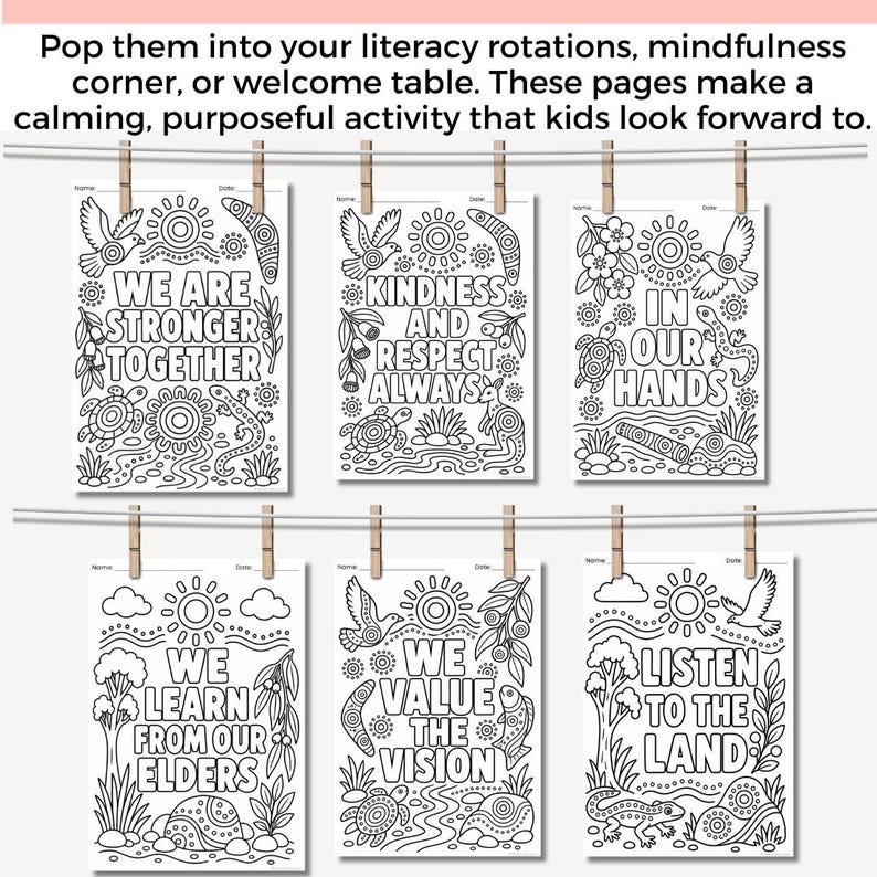 NAIDOC Week 2026 Colouring Pages, First Nations Posters, Caring for ...