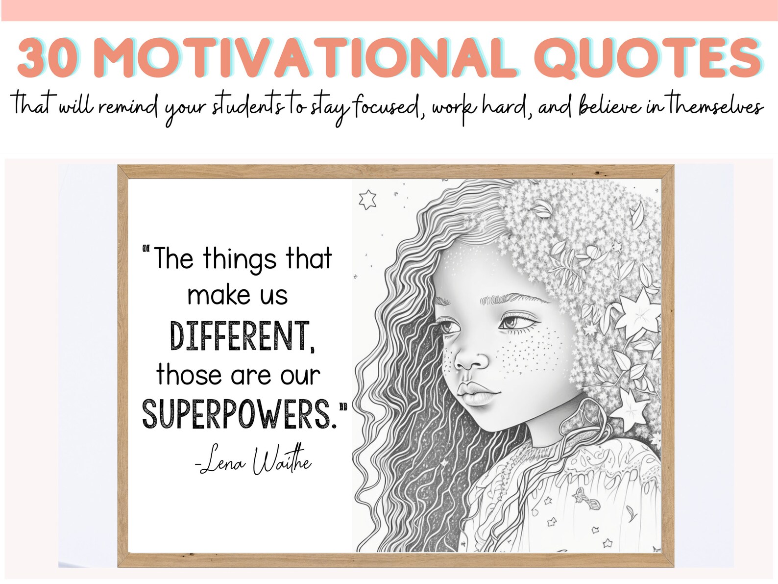 Black History Motivational Classroom Posters Inspirational Classroom ...
