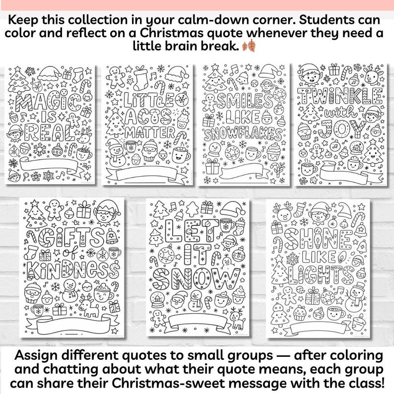 Christmas Coloring Pages & Sheets for Christmas Activities Bulletin ...