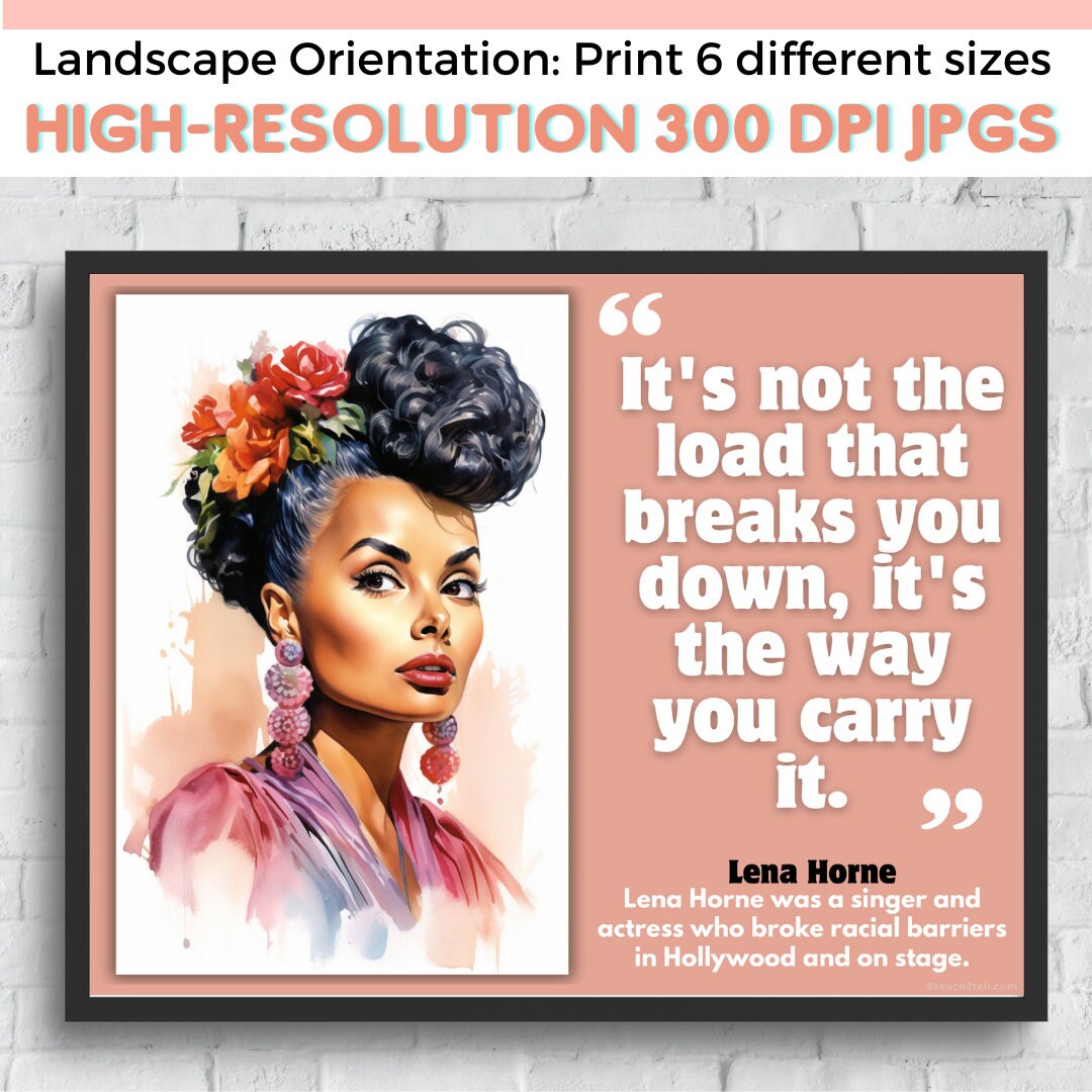 Black History Month Posters: African American Leaders & Inspirational ...