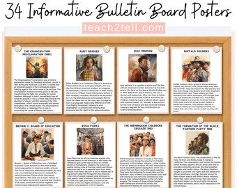 Black History Month Bulletin Board - Etsy