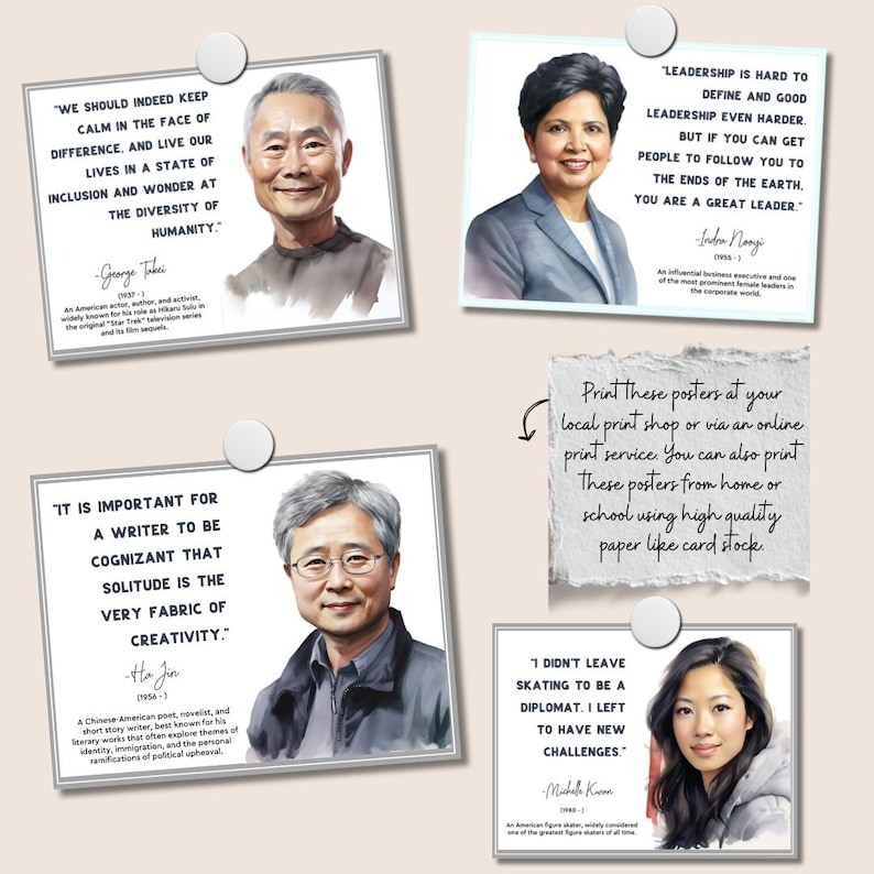 AAPI Heritage Month Posters: 36 AAPI History Quotes (printable) - Etsy