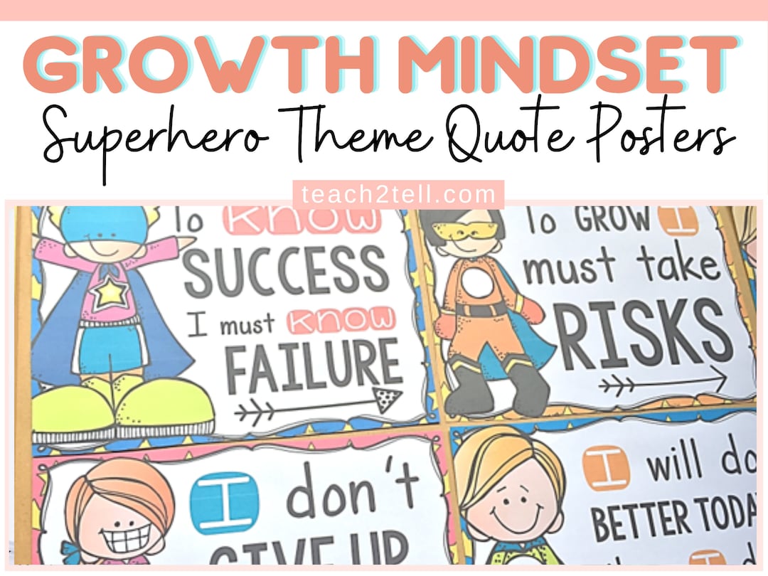 Growth Mindset Classroom Printables Posters, Classroom Quotes ...