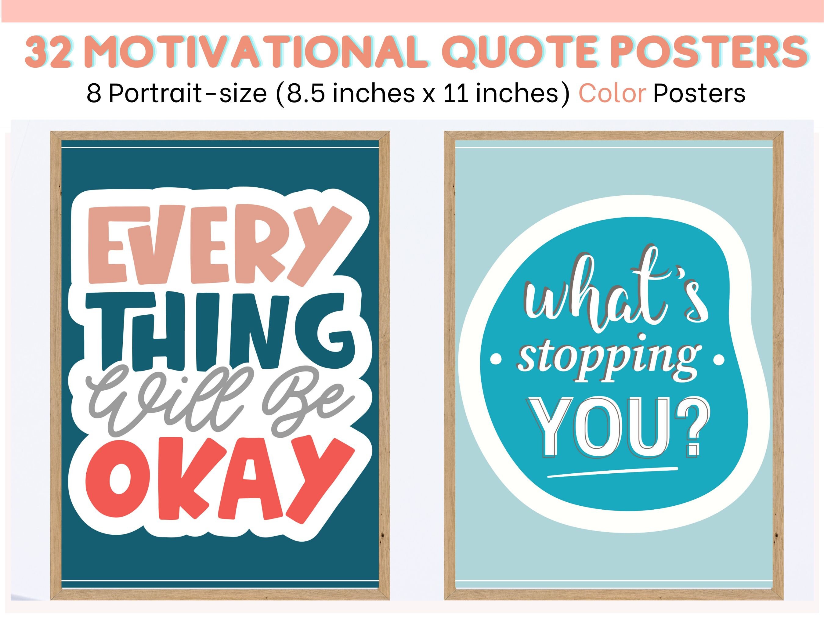 Elementary Classroom Decor motivational Quotes Wall Art - Etsy