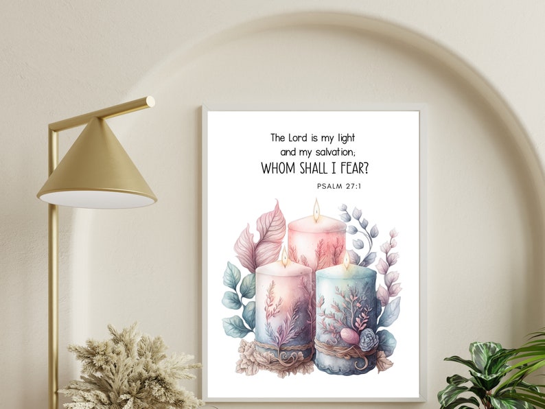 Christian Classroom Decor, Bible Verse Wall Art Posters, Christian Wall ...