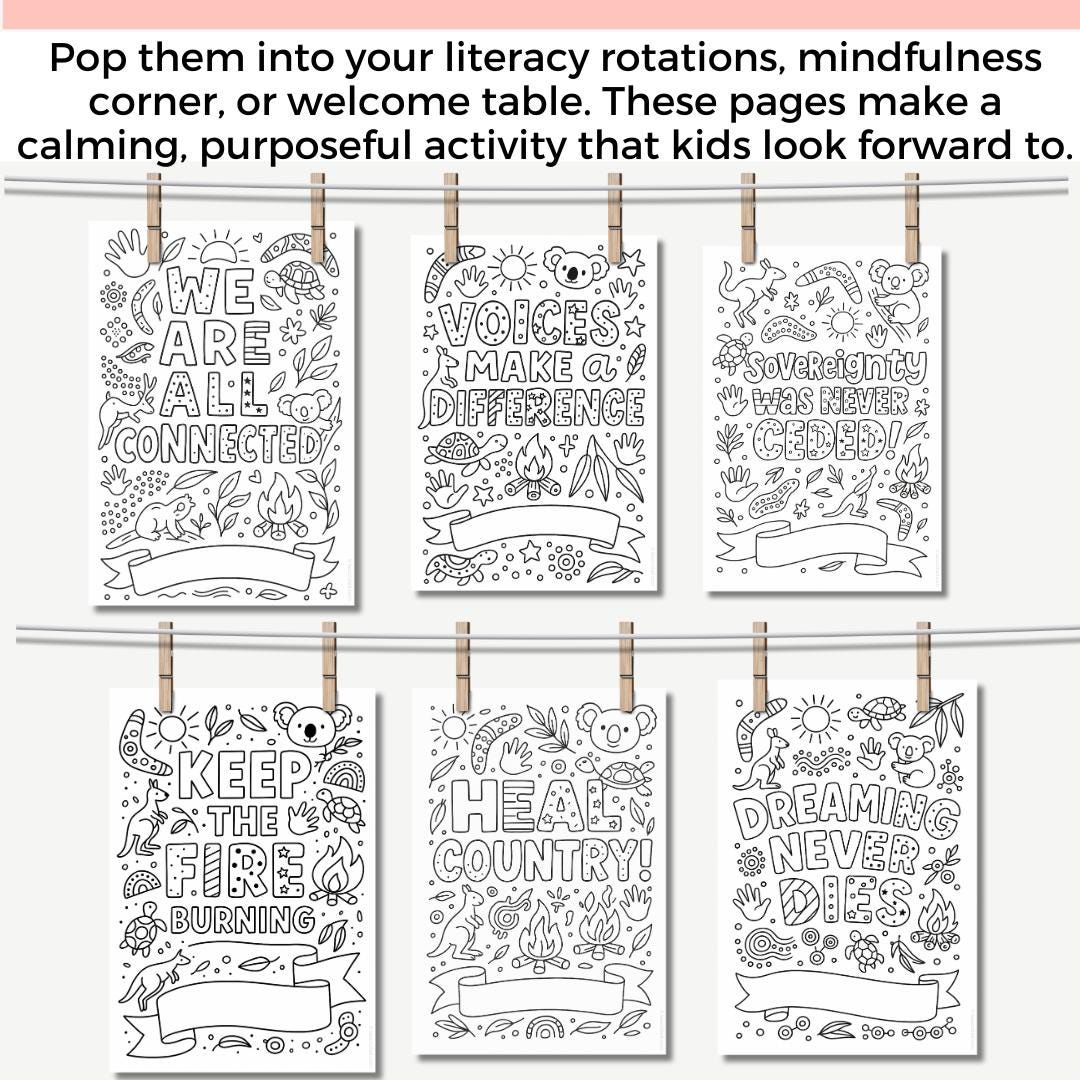 NAIDOC Week Colouring Pages: Aboriginal & Torres Strait Islander Art ...