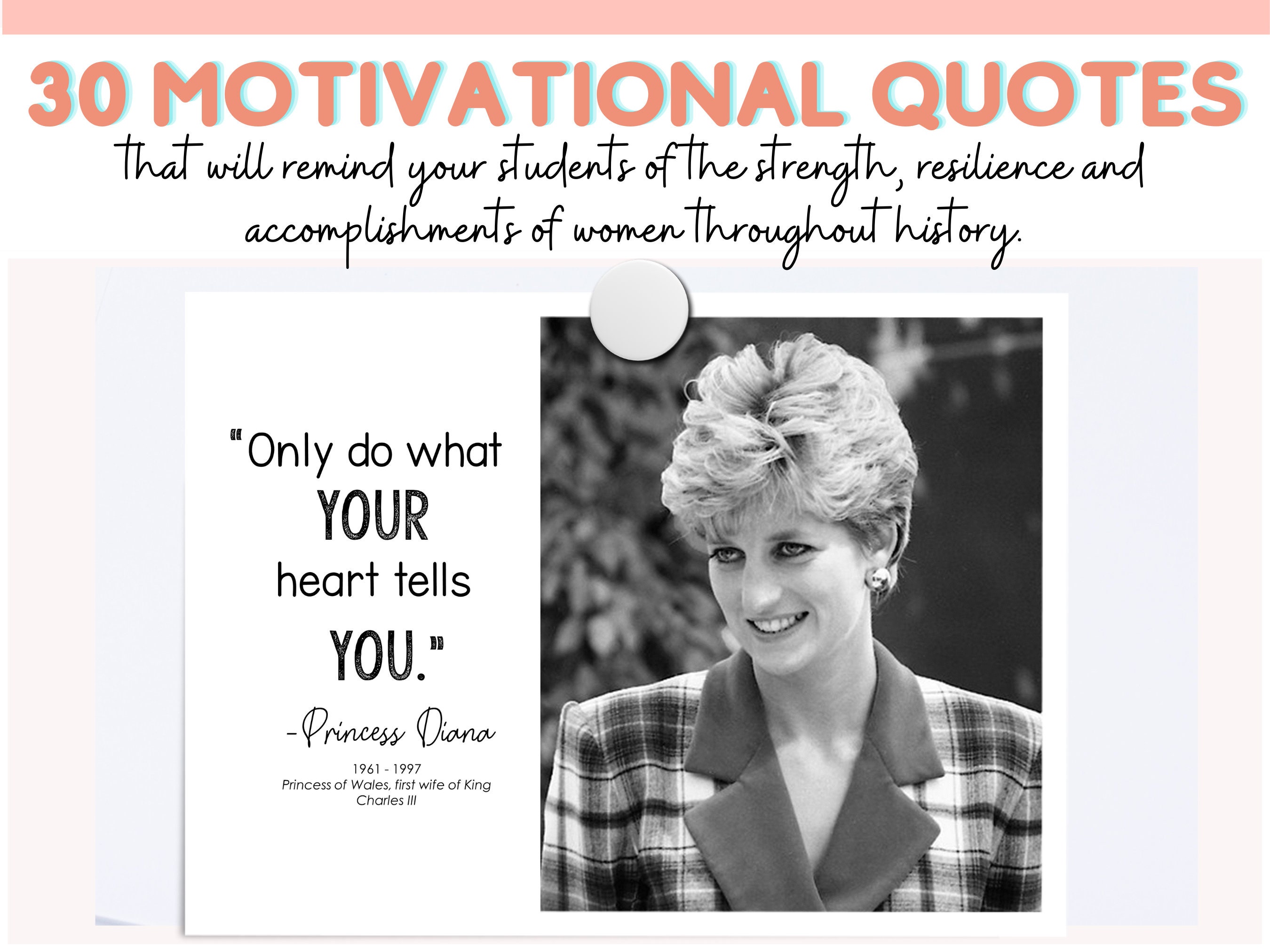 Women's History Month Posters: Inspirational Quotes (digital Download ...