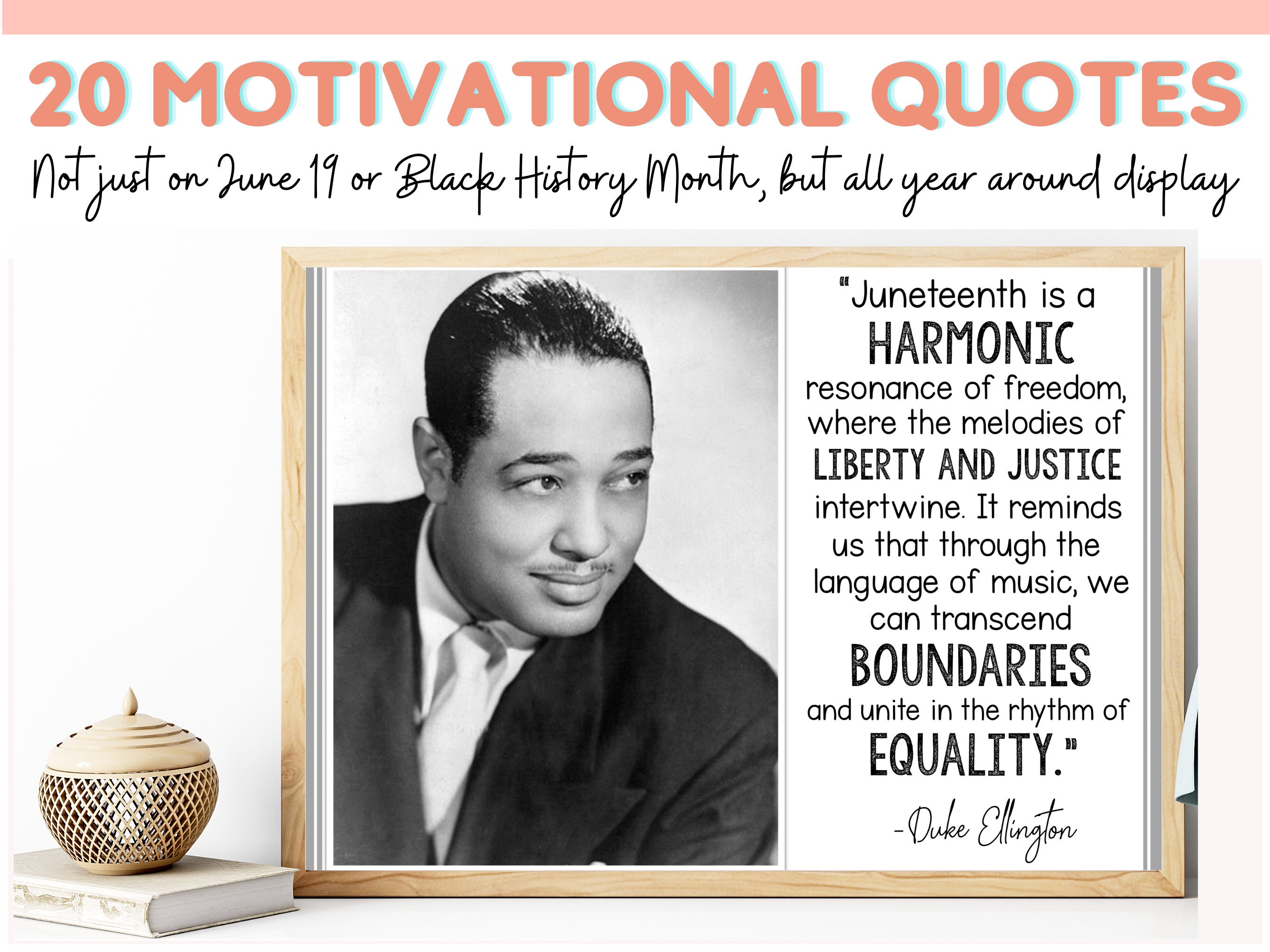 Juneteenth Motivational Quotes Bulletin Board Display, Pride Juneteenth ...