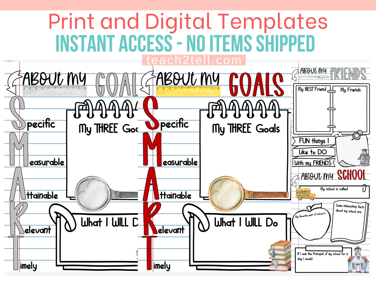 Editable All About Me Printable Back to School Teacher First Day of ...