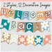 Retro Welcome Back Banner: Pastel Classroom Decor (PDF Download) - Etsy