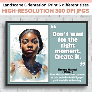 Olympic Athlete Motivational Posters for Classroom Decor, Inspiring PE ...