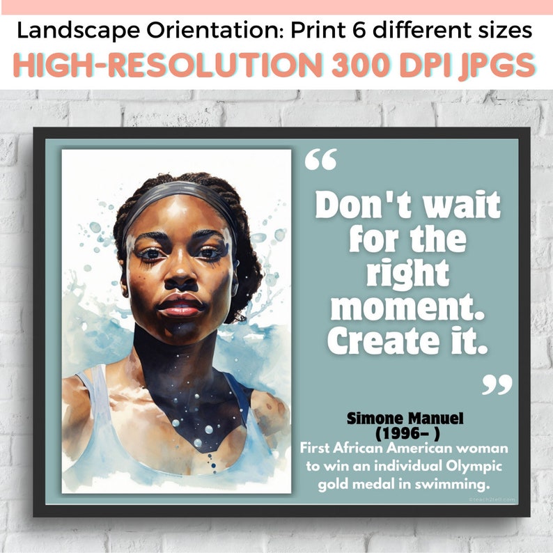 Olympic Athlete Motivational Posters for Classroom Decor, Inspiring PE ...