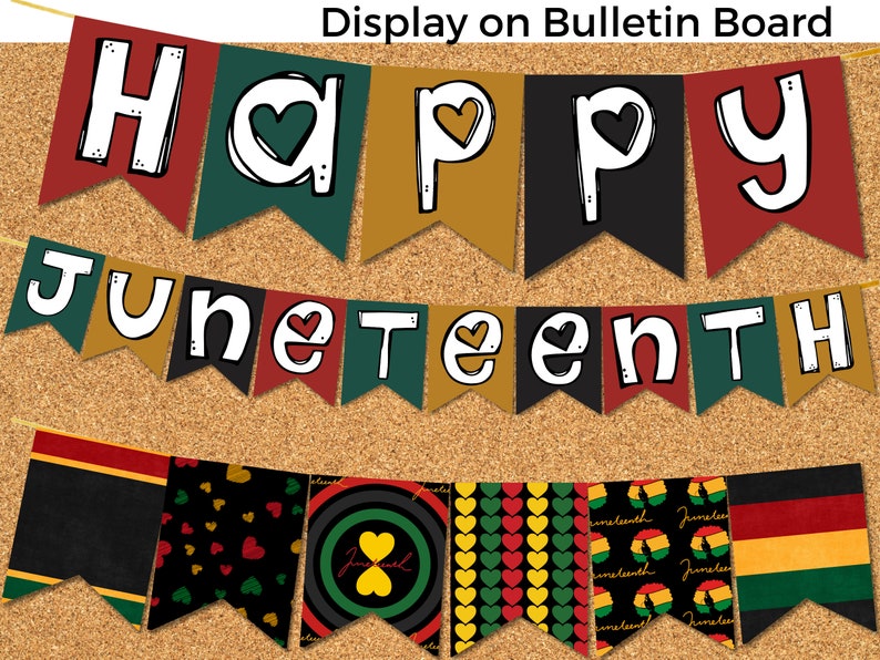 Juneteenth Banner for Juneteenth Party Printable Pride - Etsy