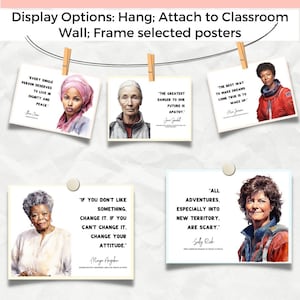 Feminist Icons Quote Posters: Women's History Month Classroom Decor ...