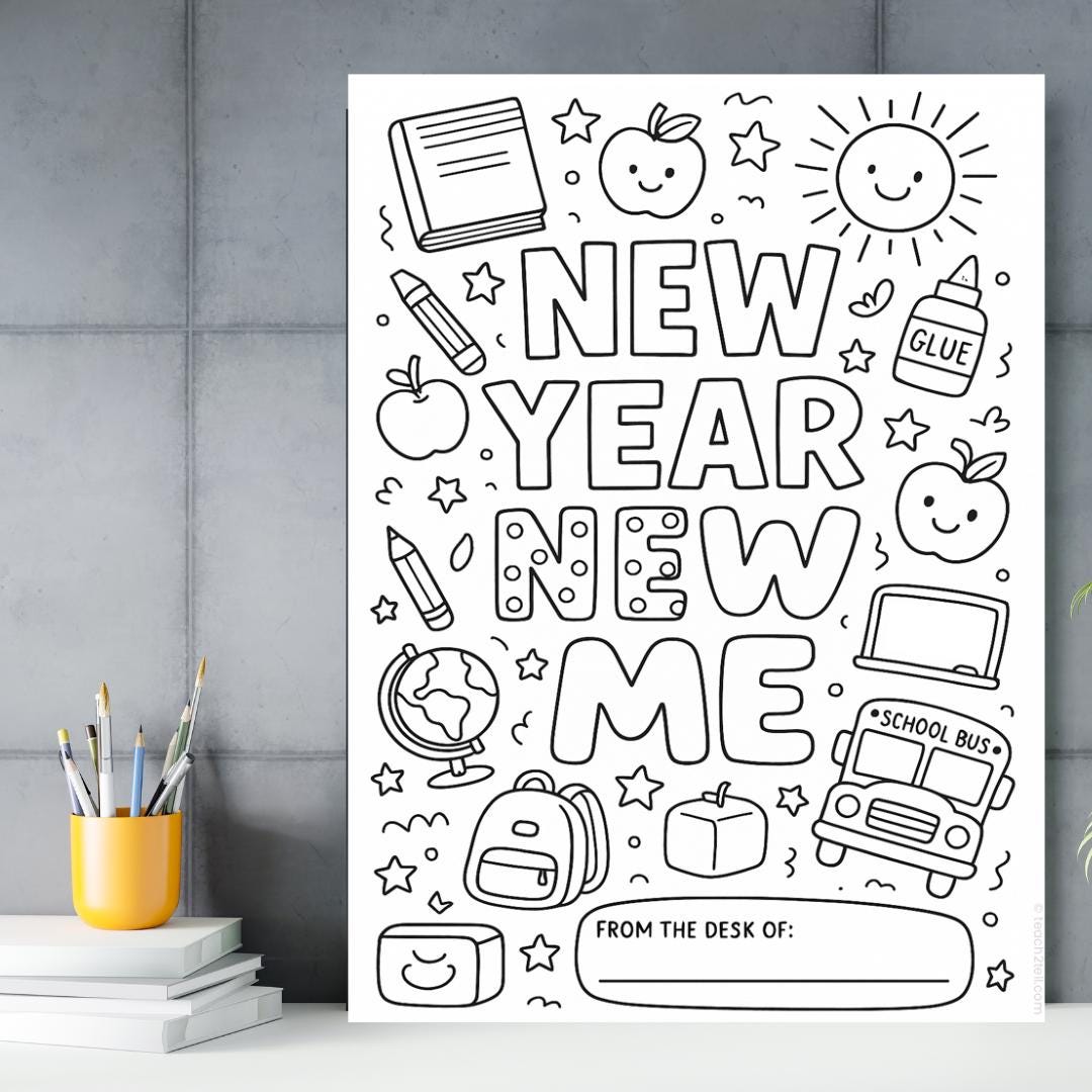 First Day of School Coloring Pages: SEL Icebreaker Activity (PDF ...