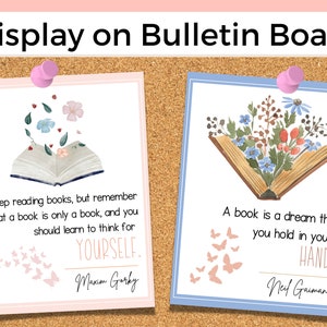National Reading Month, Reading Posters for Classroom, Classroom Decor ...