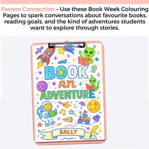 Book Week 2025 Colouring Pages: CBCA Adventure Theme, Classroom ...