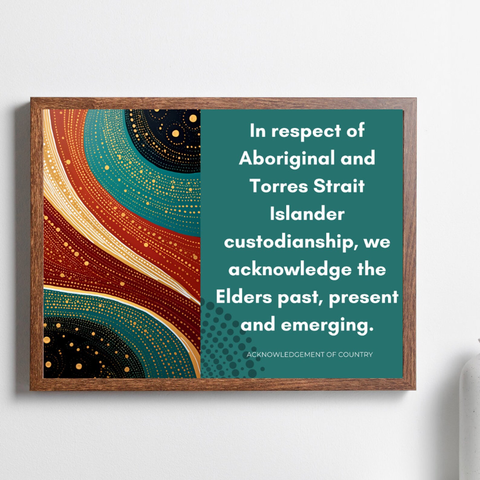 Aboriginal Acknowledgement of Country Posters for NAIDOC Week ...
