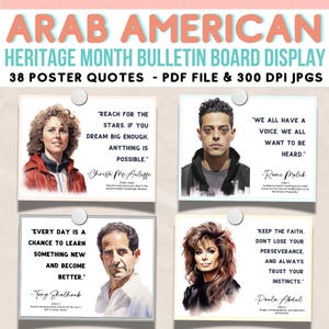 Arab American Heritage Month Posters: Classroom Decor (PDF & JPG) - Etsy
